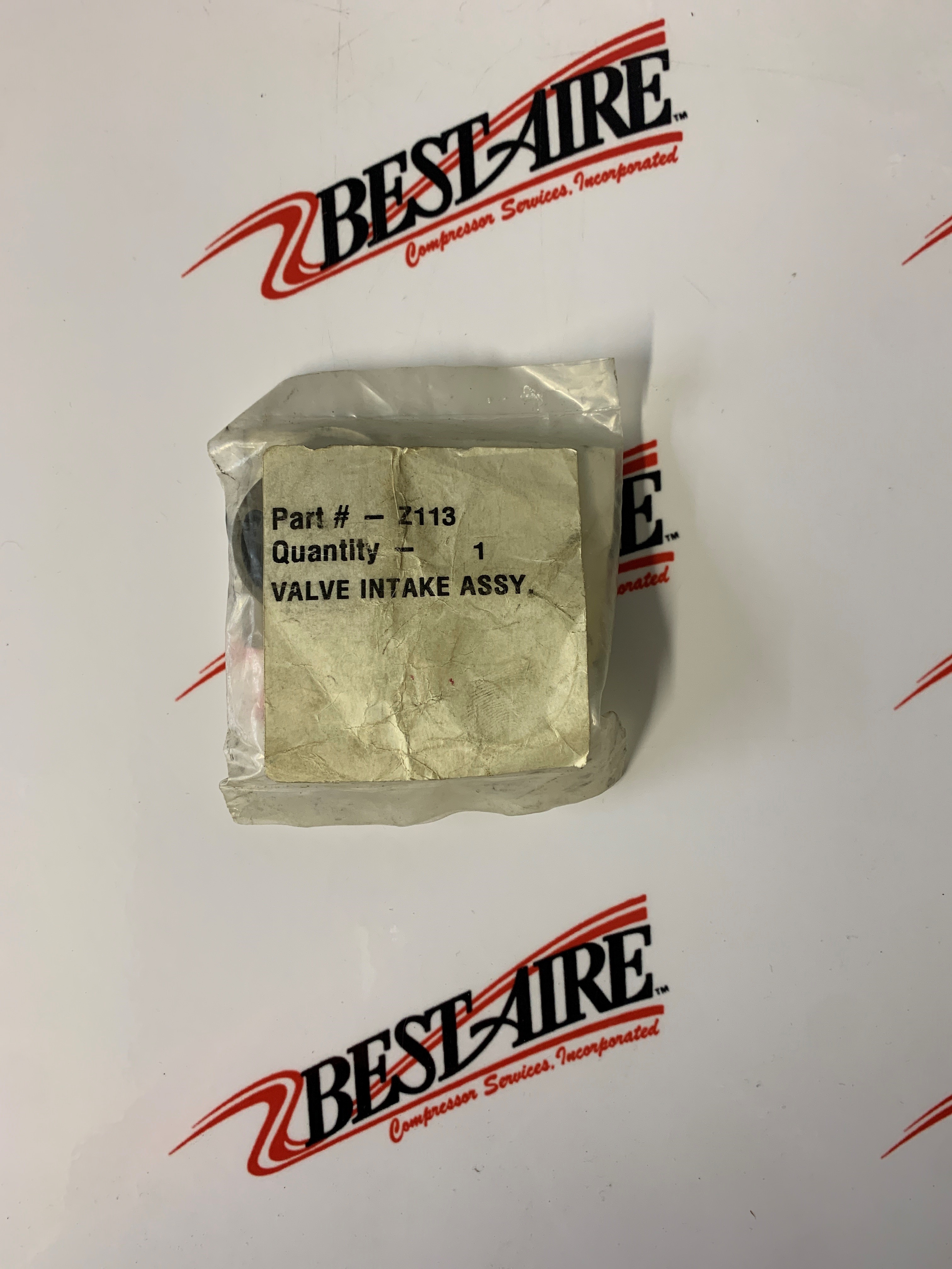 Z113 - VALVE INTAKE,ASSY. - Gardner Denver (OEM) - Air Compressor ...